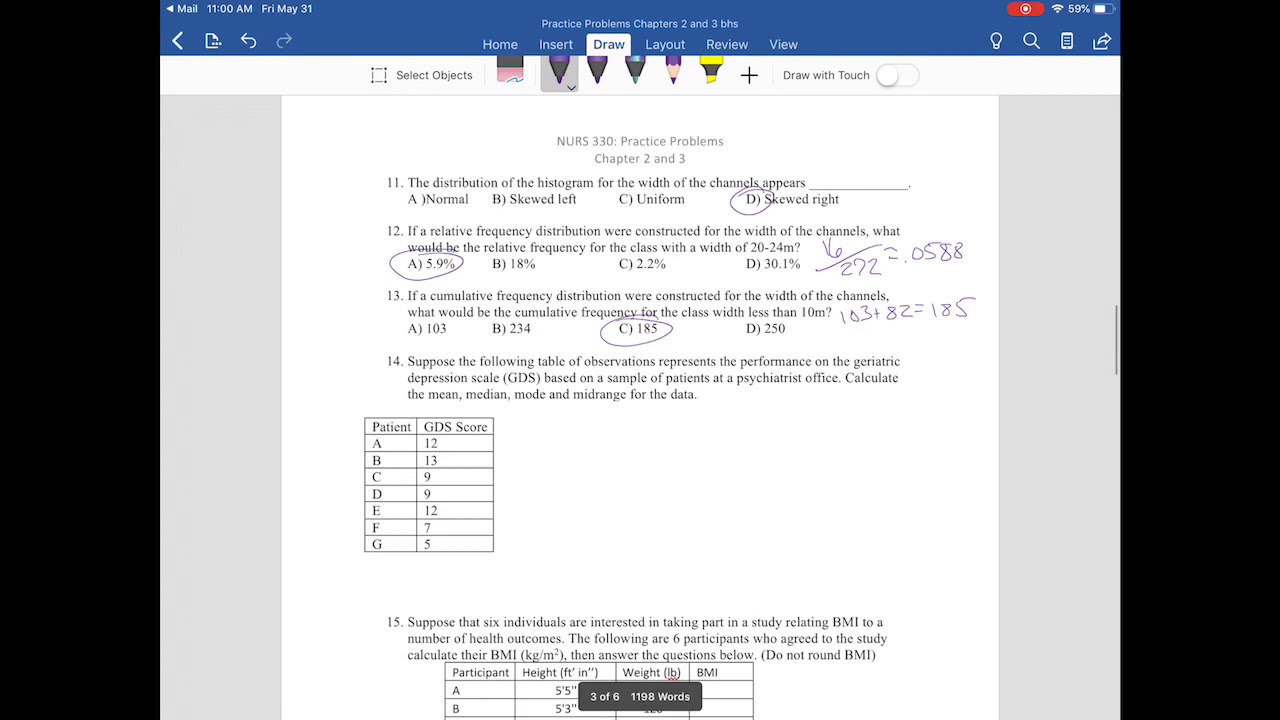 Practice Problems Chapter 2 & 3 p2 - YouTube
