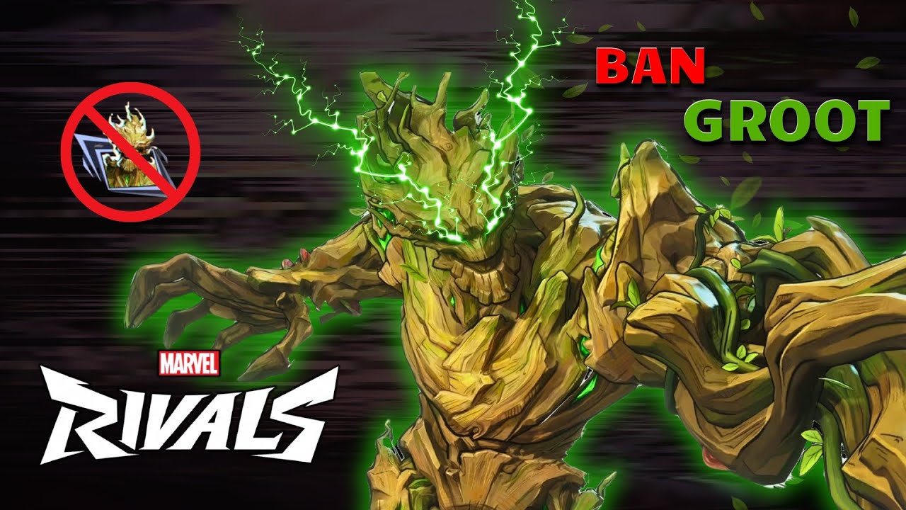 DESTROYING Enemy Using GROOT - Marvel Rivals - YouTube