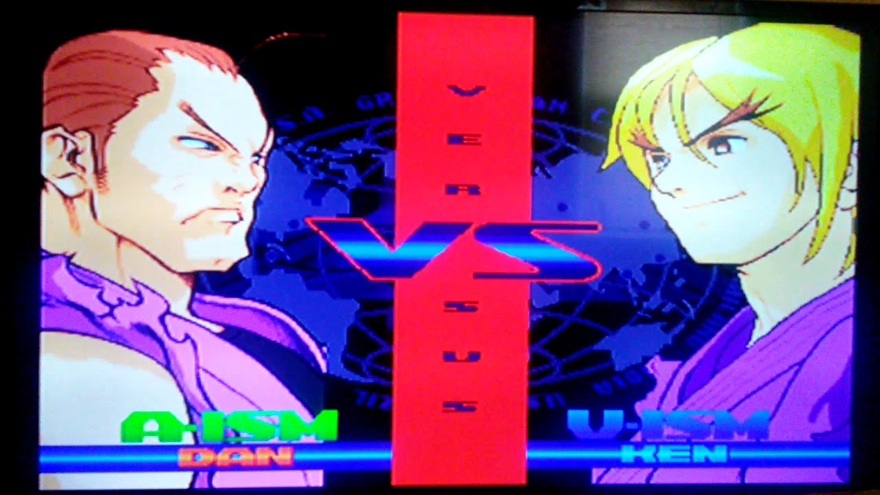 Street Fighter Alpha Anthology(PS2) SFA3 Dan arcade playthrough - YouTube