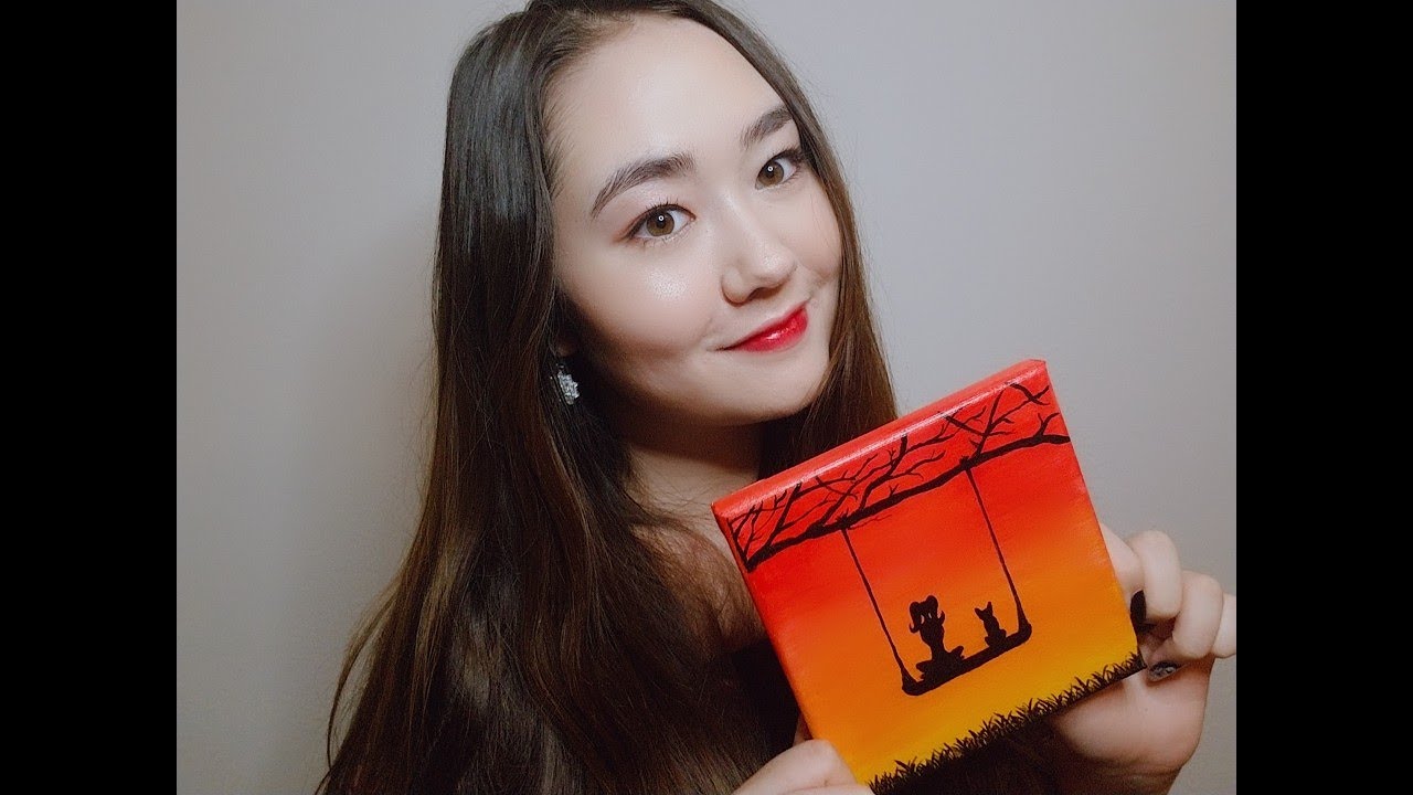 [Creative Kyla] Sunset Painting Tutorial - YouTube