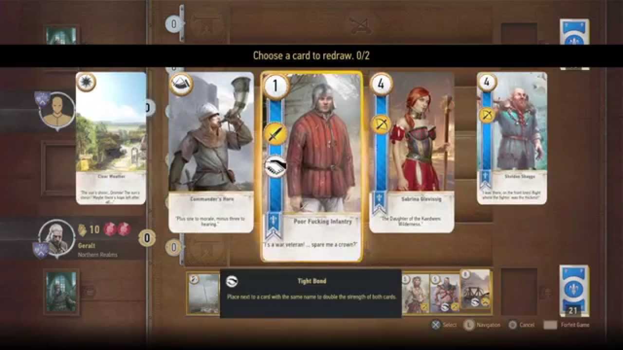 The Witcher 3: Wild Hunt Gwent card Game - YouTube