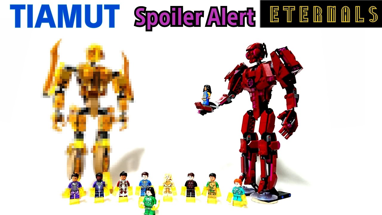Lego Eternals Celestials Arishem and Tiamut moc - YouTube