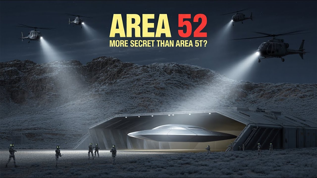 Unveiling Area 52 The Secret UFO Base - YouTube