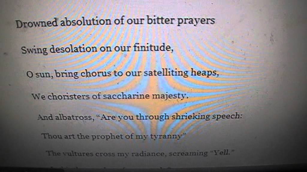 Albatross - Poetry, by Iain James Robb - YouTube