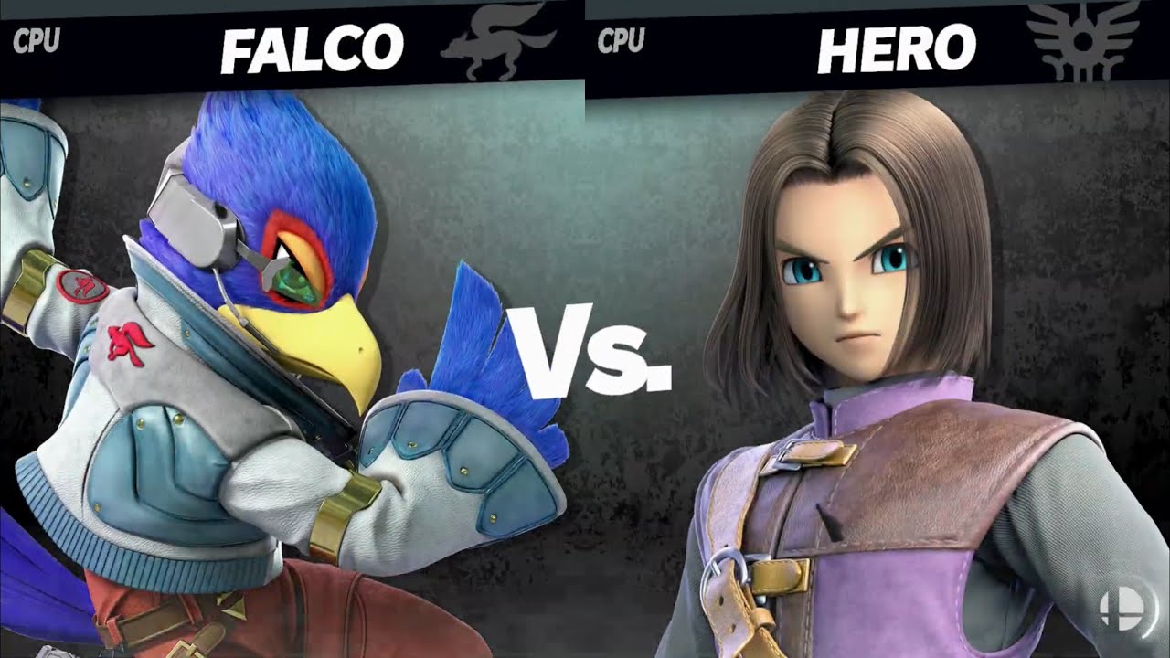 Super Smash Bros. Ultimate - Falco vs Hero - YouTube