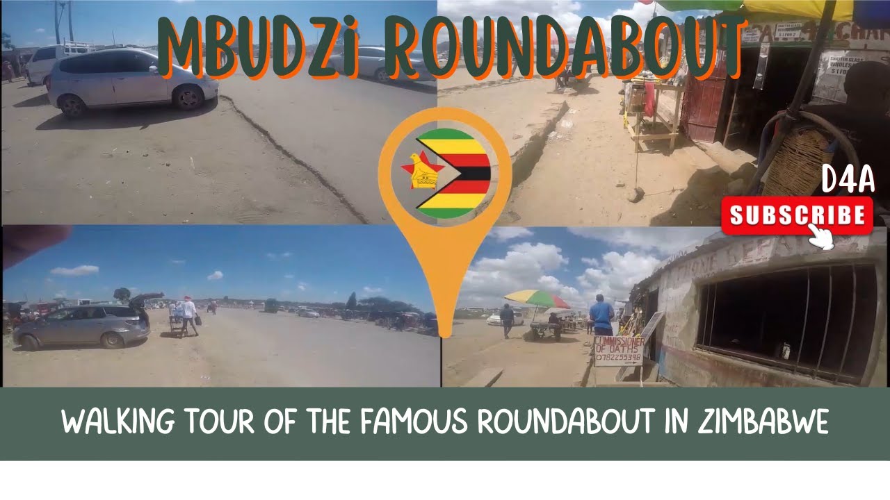 Walking tour of the famous Roundabout in Zimbabwe 🇿🇼 - YouTube