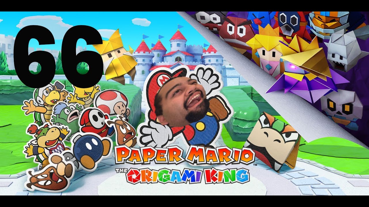 Battling DEADLY Scissors - Paper Mario: The Origami King Part 66 - YouTube