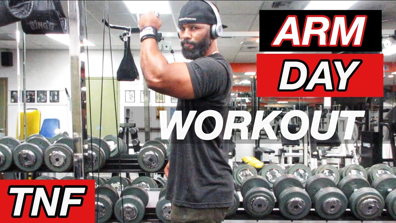 ARM DAY WORKOUT| USING CABLES| CONSTANT TENSION - YouTube