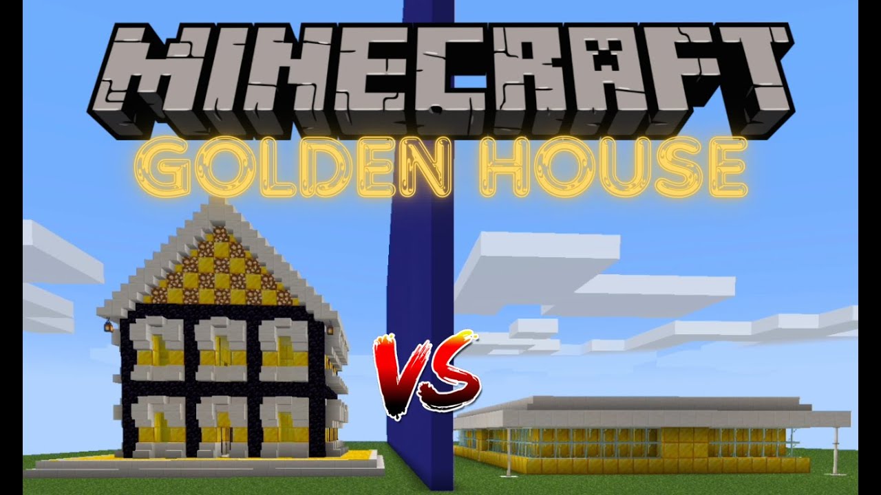 Golden House Building Challenge! - Minecraft - YouTube