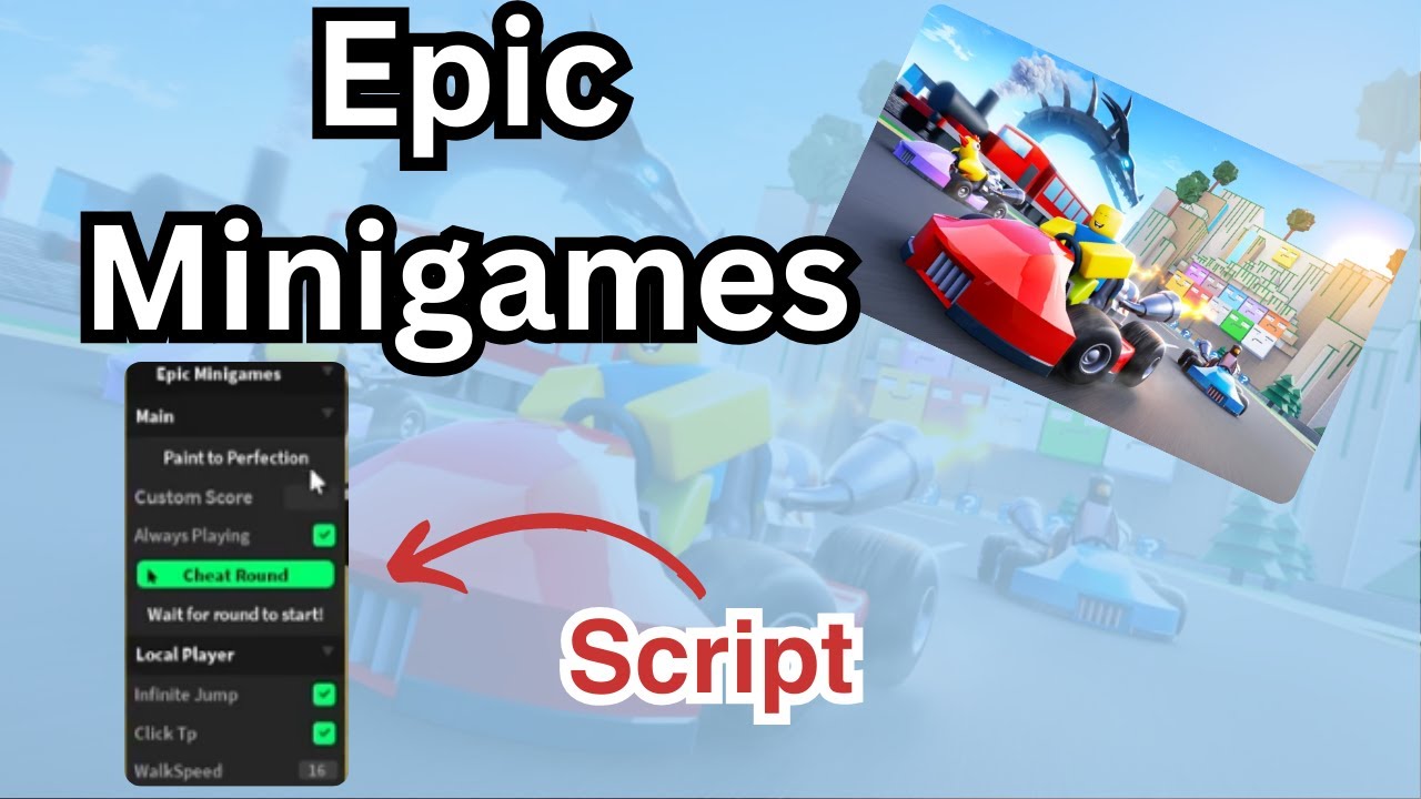 Epic Minigames Script | Auto Win, Auto Farm, Pastebin! 🚀🎯 - YouTube