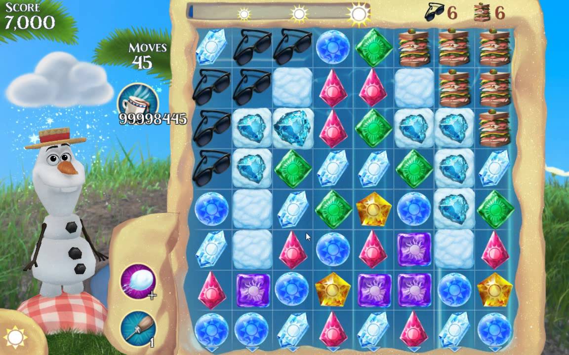 Frozen Free Fall: End the winter (Level 285), bring back summer - YouTube