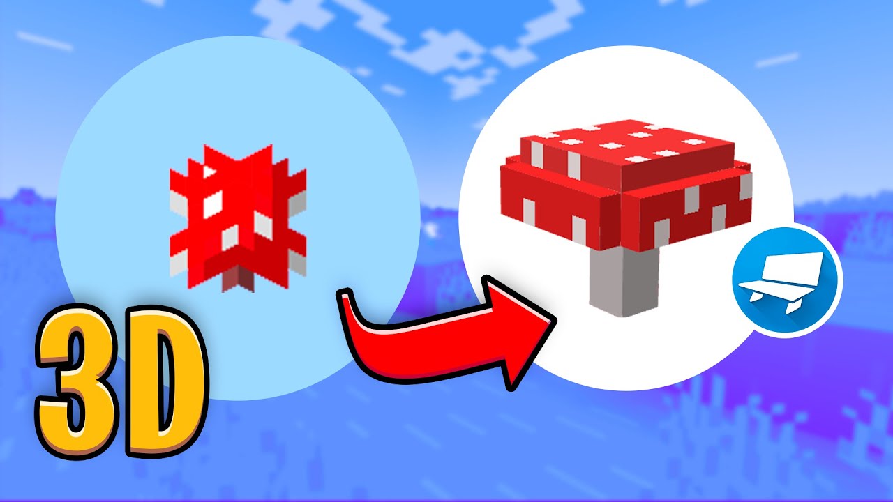 Como fazer itens em 3D Minecraft - Tutorial (2023) - YouTube