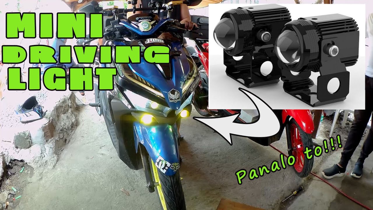 Murang Mini Driving Light para kay Honda Click 125i | Jhad Motovlog ...