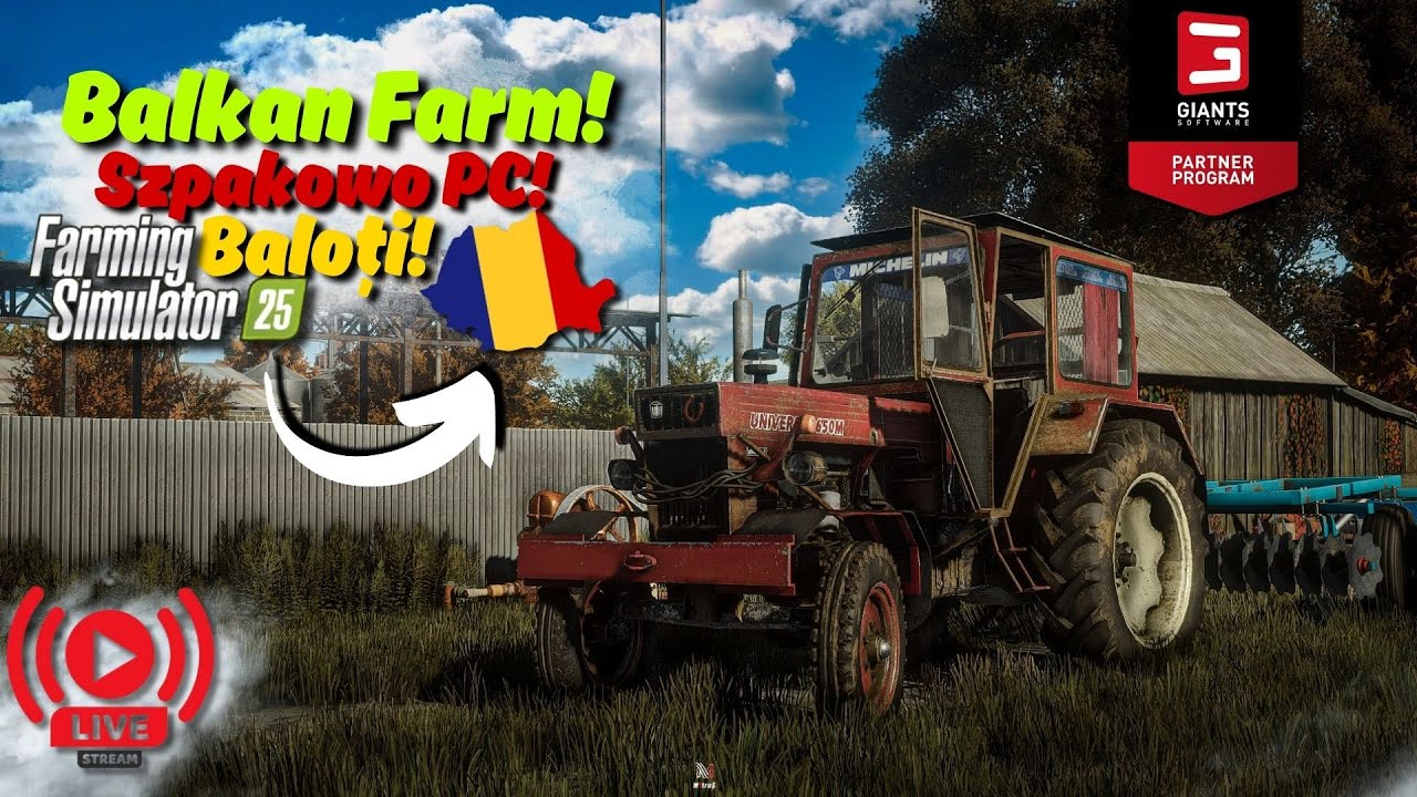 🔴Fs25 MTR Balkan Farm Ep.5 | 🤯La muncă cu noul UTB!🌿 - YouTube