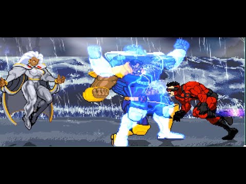 Storm-X -VS- Dark Cyclops | Great Fight! | Mugen Fights - YouTube