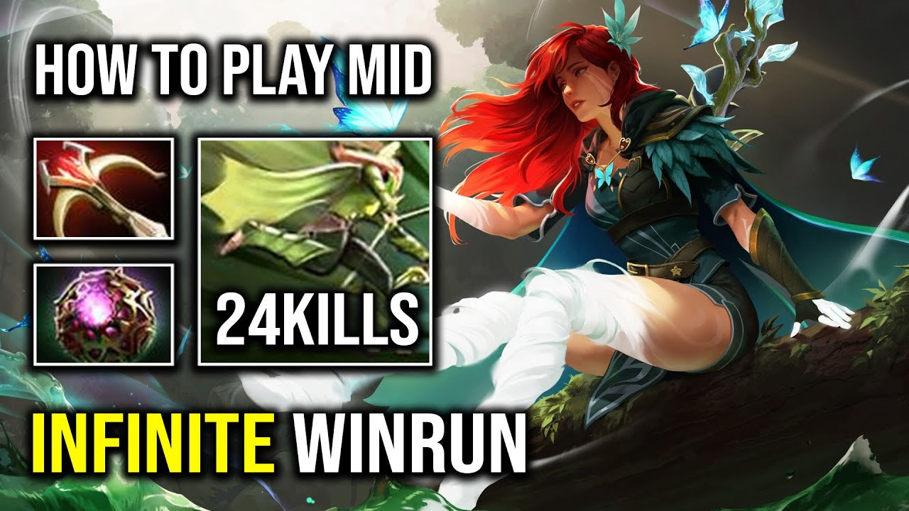 How to Play Mid Windranger in 2023 Infinite Invisible Windrun with Octarine Spell Prism Dota 2 ...