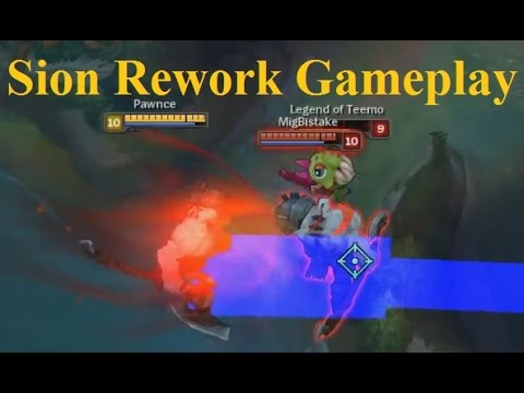 Sion Rework Top Gameplay Spotlight - Early and Crash Bug Prone Sion ...