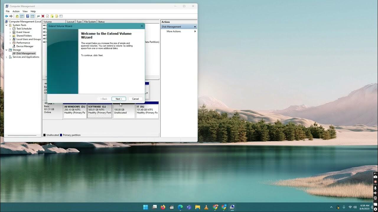 Step-by-Step Tutorial Shrinking and Extending Partitions in Windows Disk Management ...