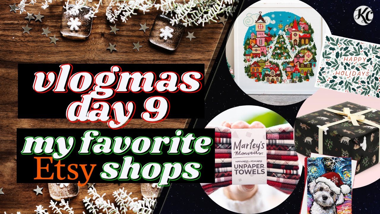 My Favorite Etsy Shops Come Christmas Shopping With Me ππ Vlogmas Day