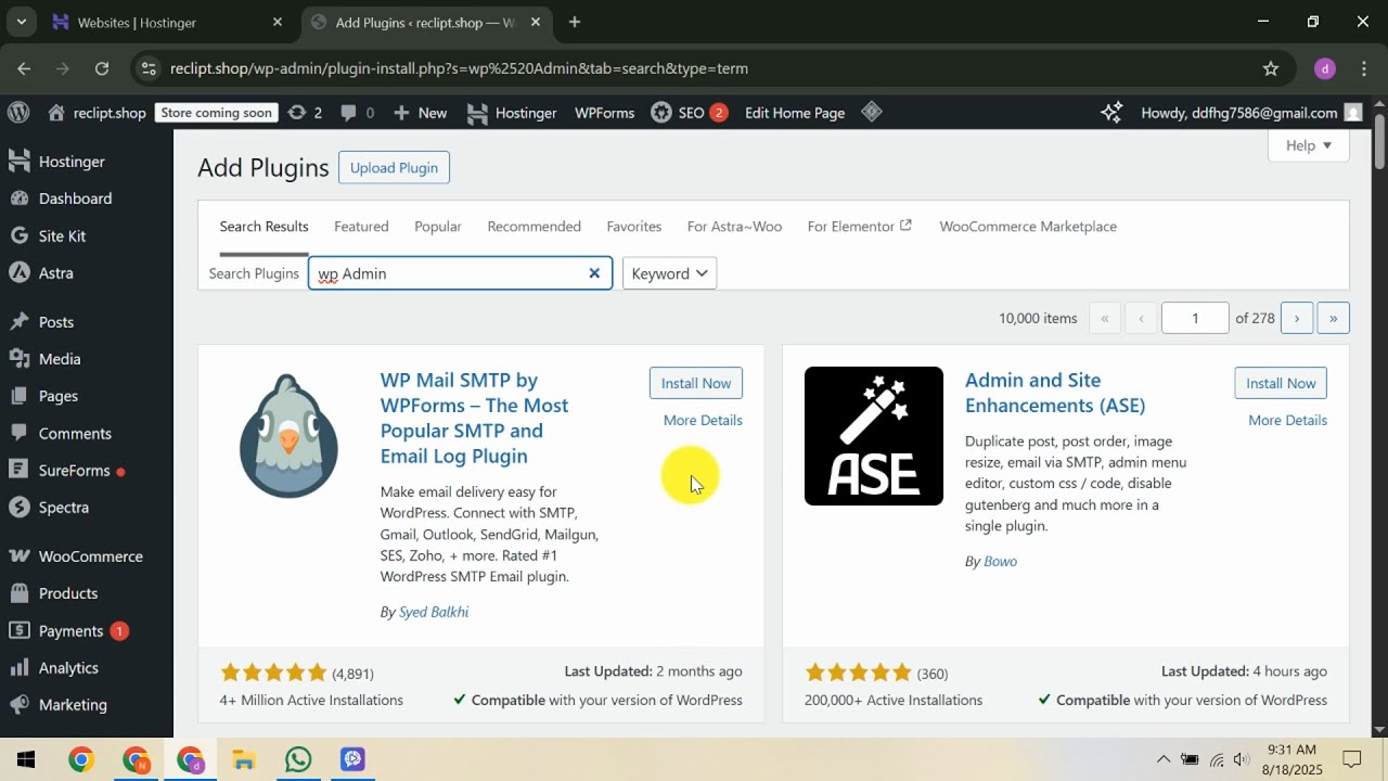 How To Protect WordPress Admin in Hostinger - YouTube