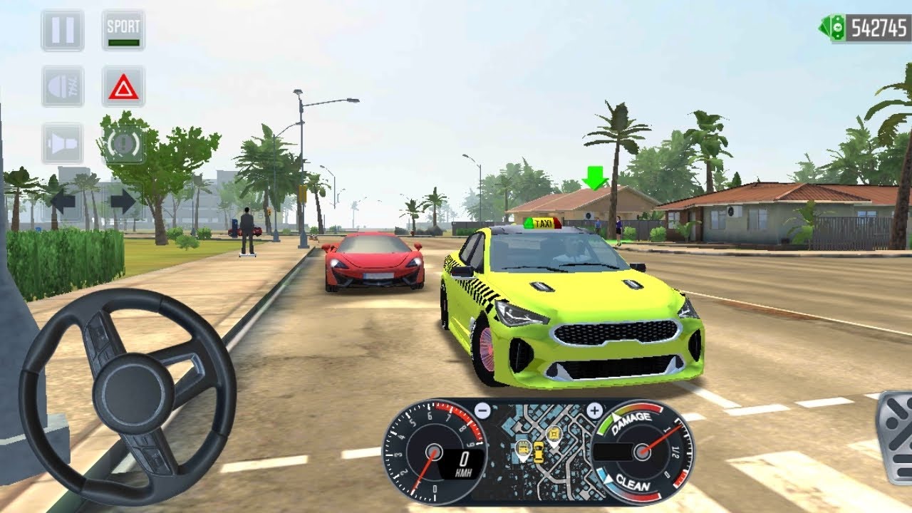 Taxi SIM 2020 | Kia Stinger Driving Miami City Wheel Drive Android ...