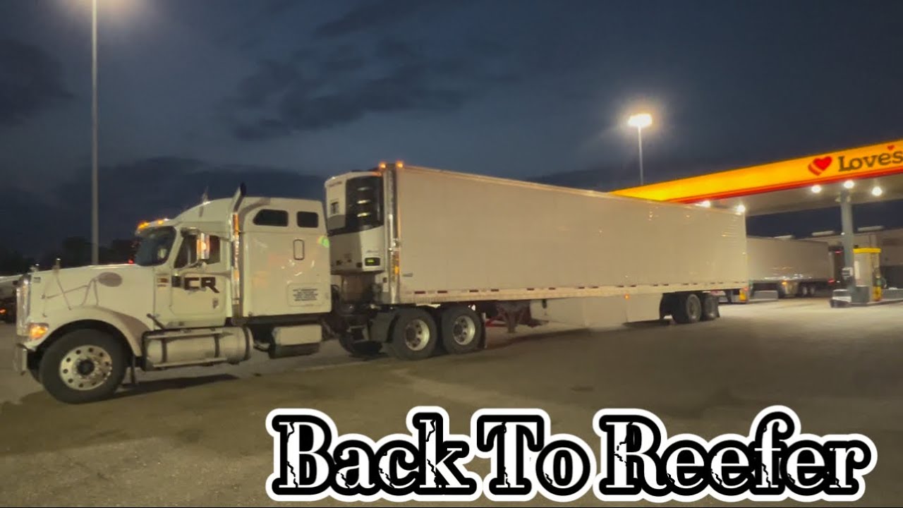 Hooking Back Up 2 A Reefer Trailer | International 9900i | Fixing ...