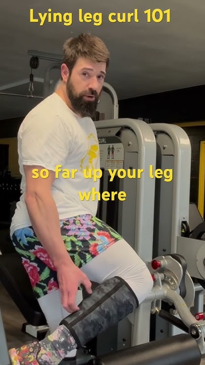 Hamstrings: lying leg curl 101 - YouTube