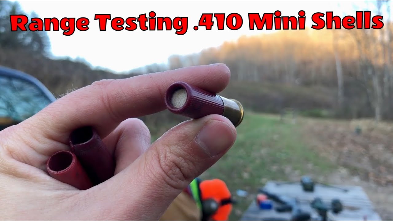 Function Testing 2” .410 Mini Shells In A Mossberg 500E 3/8 Ounce 7.5 ...