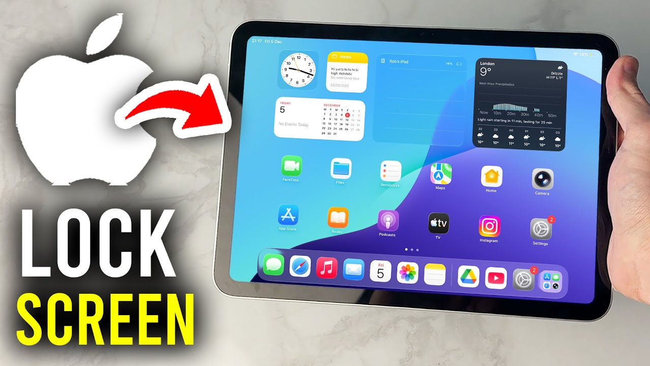 How To Lock iPad Screen So It Doesn't Move - Step By Step - YouTube