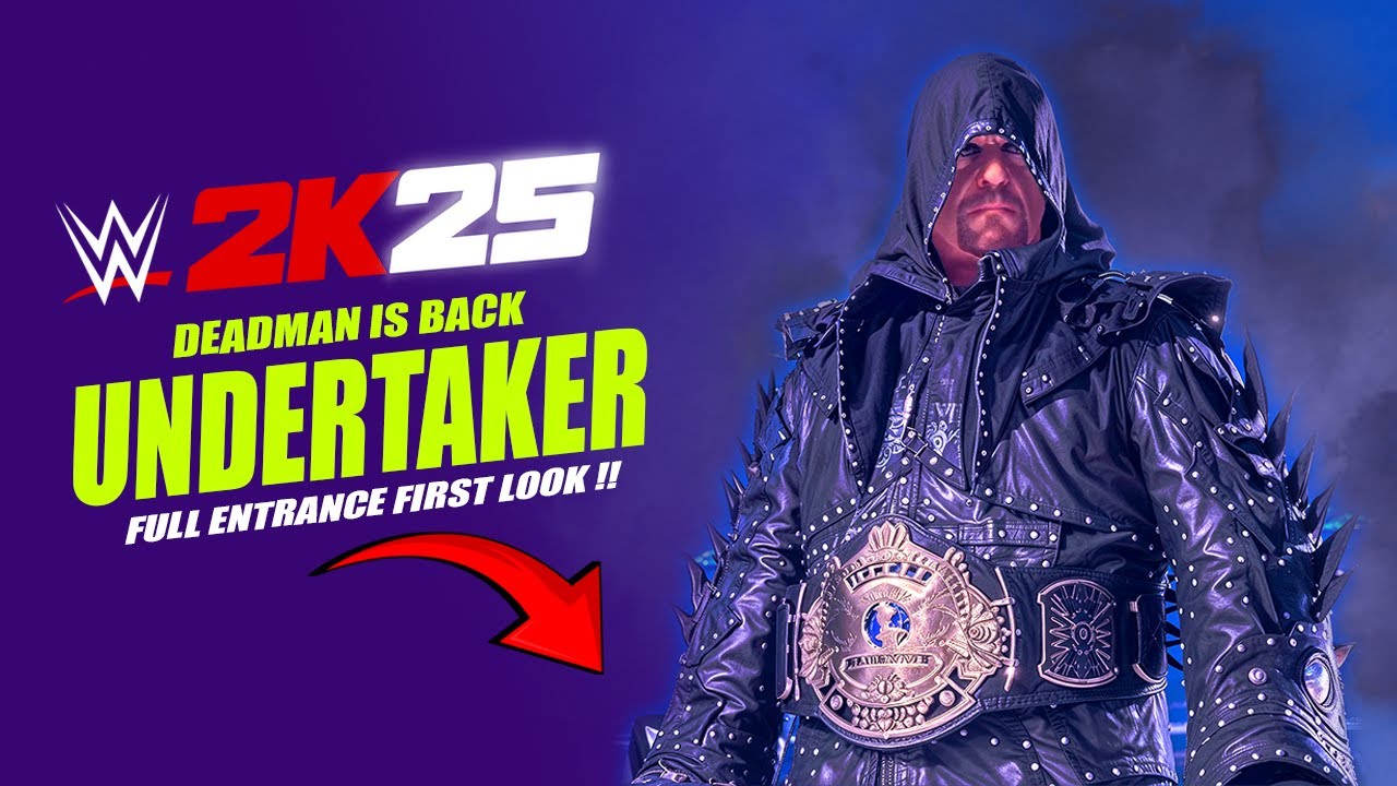 WWE 2K25: Undertaker Entrance – First Look at The Deadman’s Return ...
