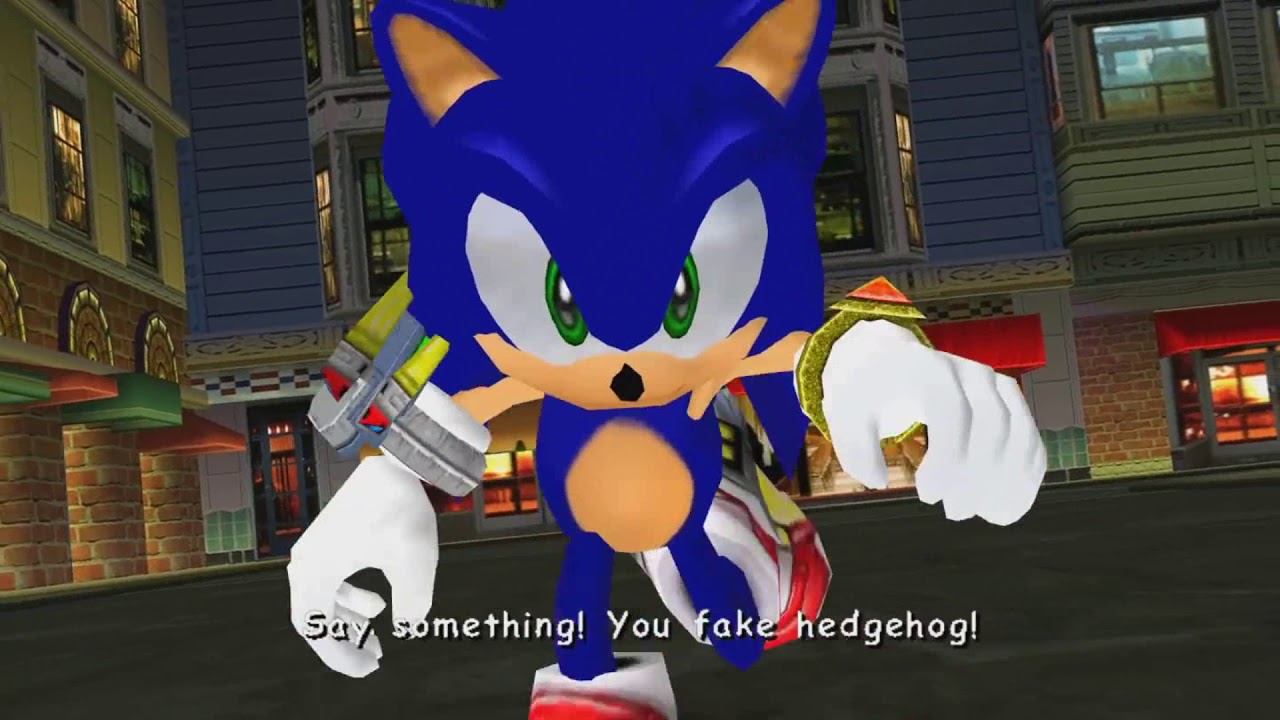 Say something! You fake hedgehog! - YouTube