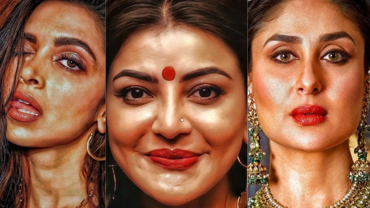 South Indian actress hot face compilation 🔥| indian actress bikini edit ...