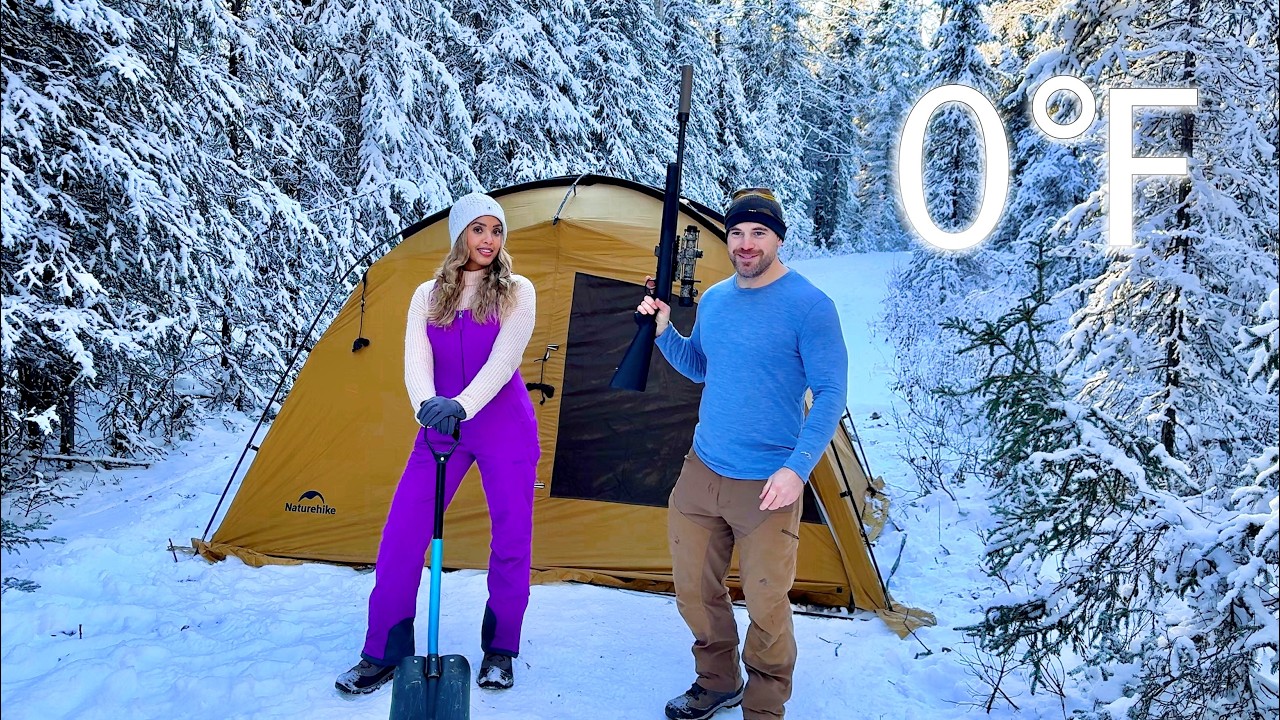Winter Camping EVERYTHING Goes Wrong Freezing in Alaska - YouTube