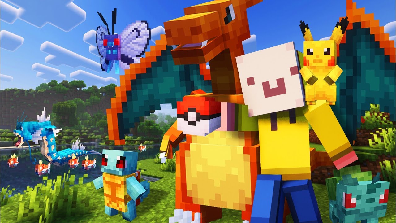 O MELHOR MOD de POKÉMON do MINECRAFT - YouTube