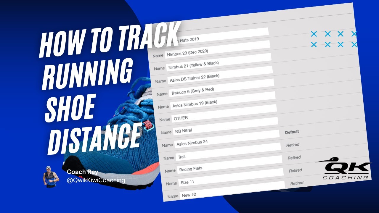 How To Track Running Shoe Distance - YouTube