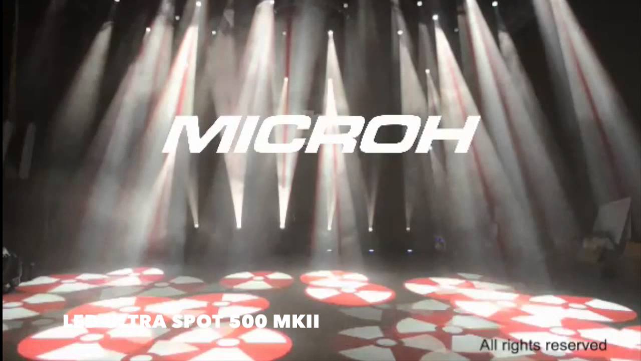 MICROH PRO LED ULTRA SPOT 500 MKll - YouTube