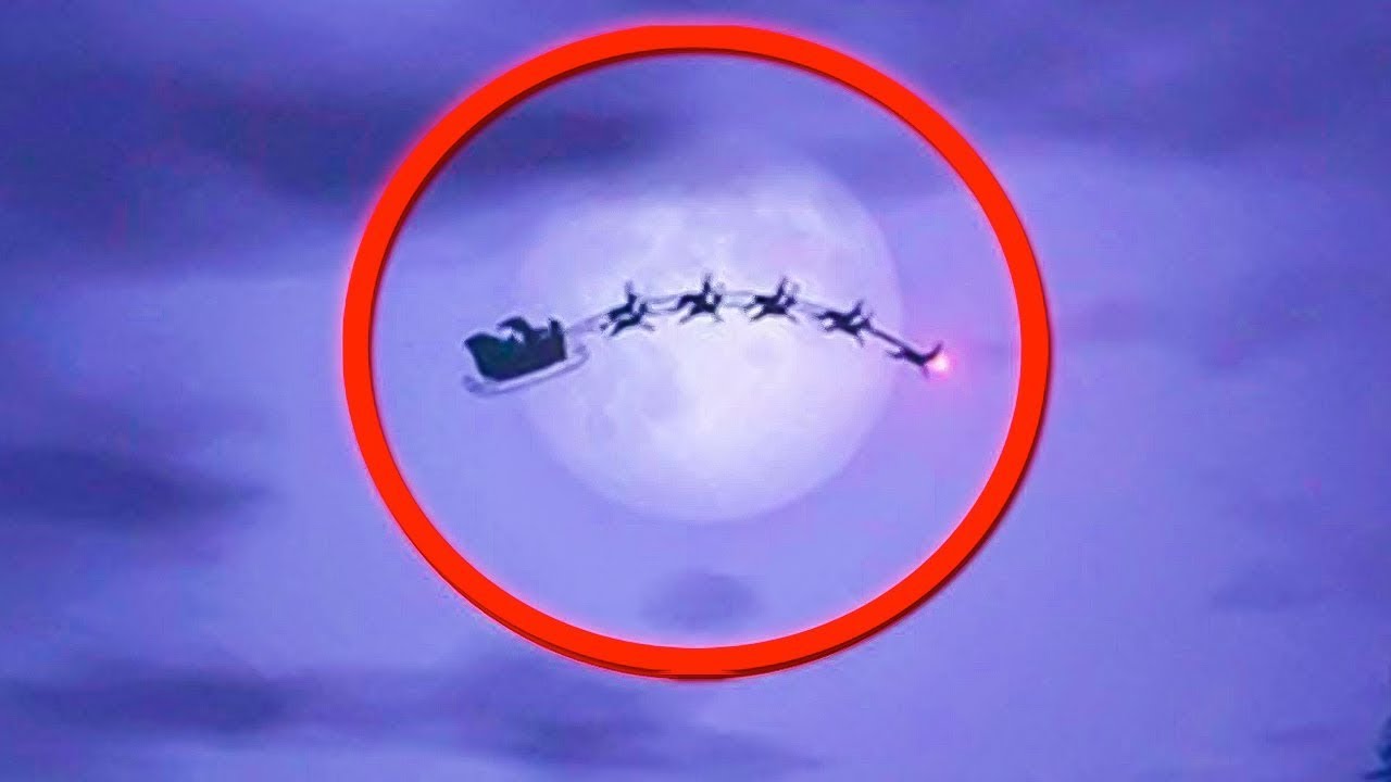 10 Santa Claus Sightings On Camera - YouTube