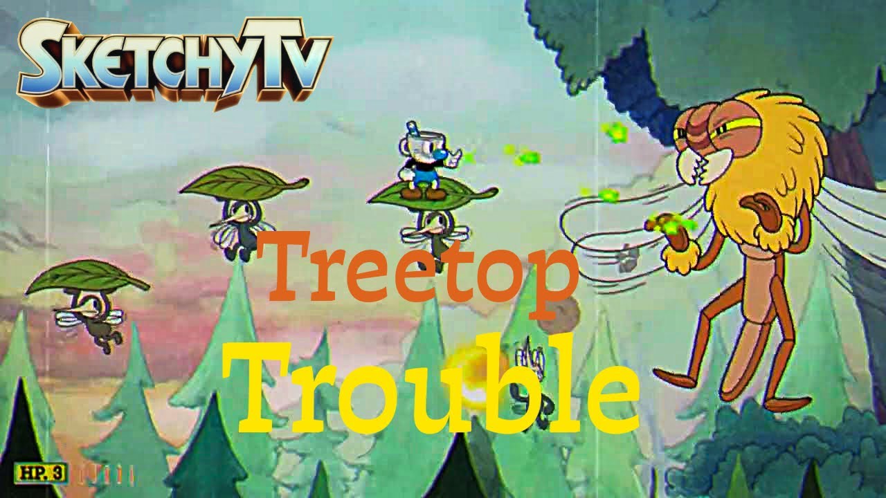 Cuphead - Treetop Trouble (Perfect Run) - YouTube