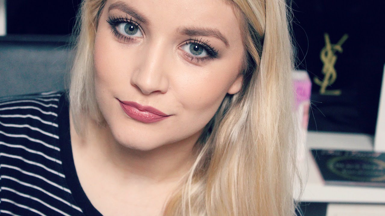 GRWM Christmas Video Look | Matte Eyes w/ Tartelette Palette | Lucy ...