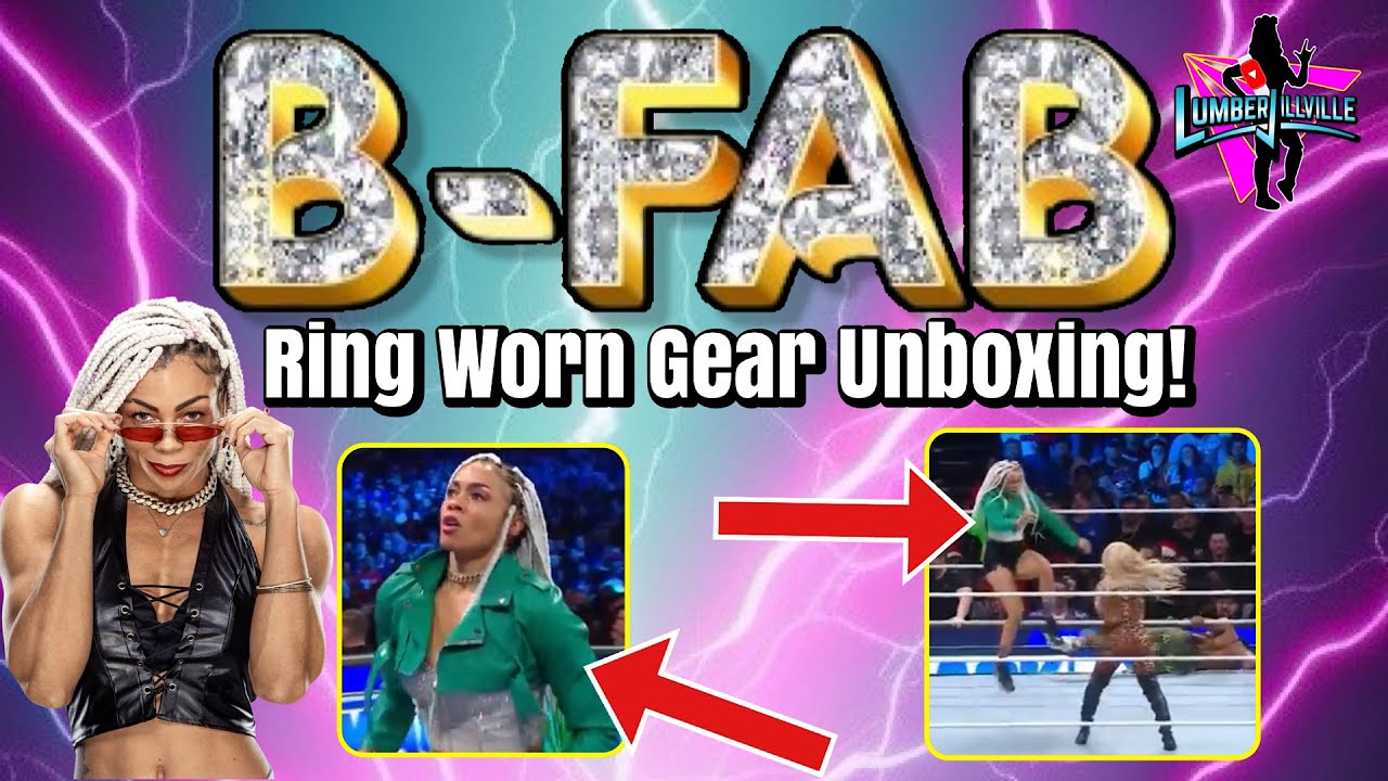 WWE B-Fab Gear Unboxing! A dream come true!!! - YouTube