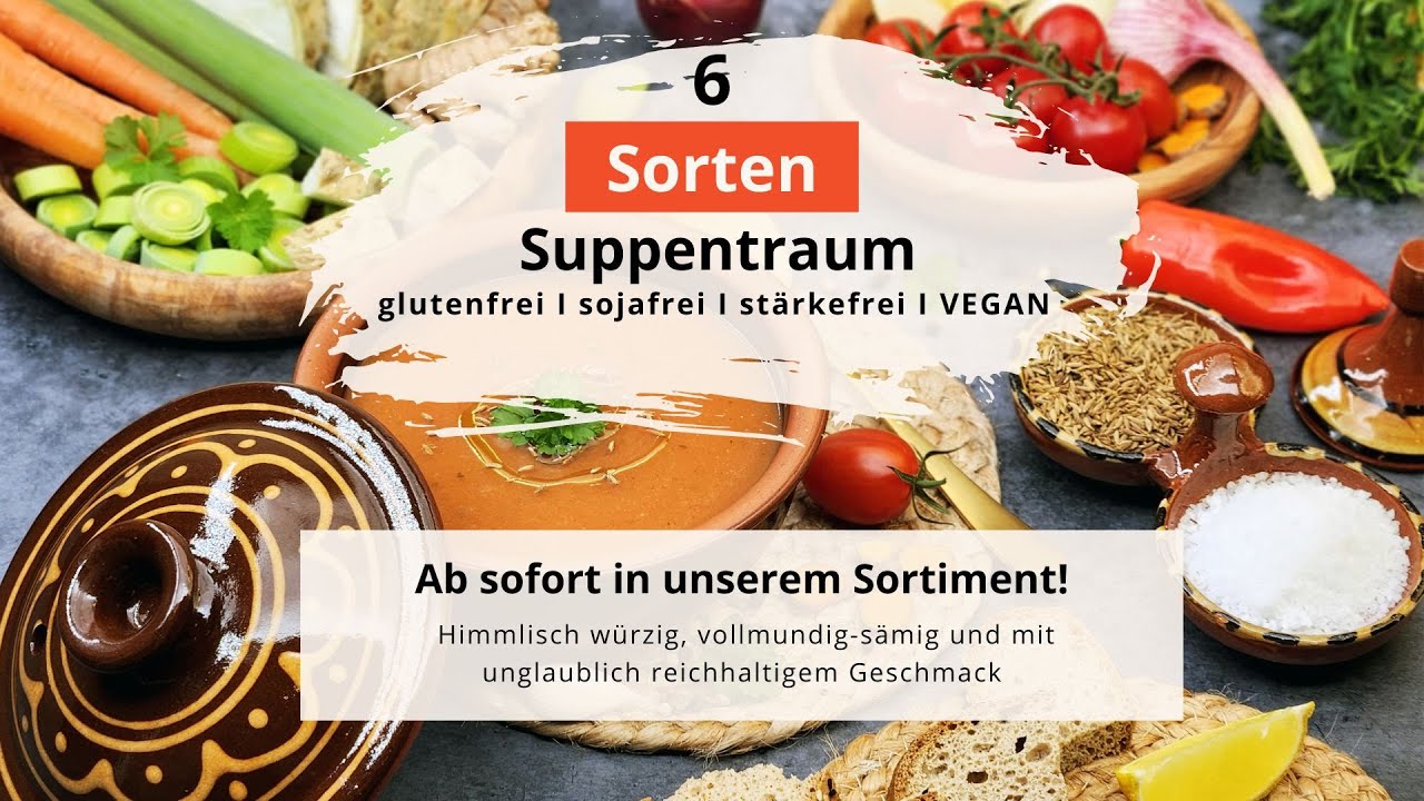 Fertigmischung Suppentraum – Tütensuppe Tassensuppe low-carb glutenfrei ...