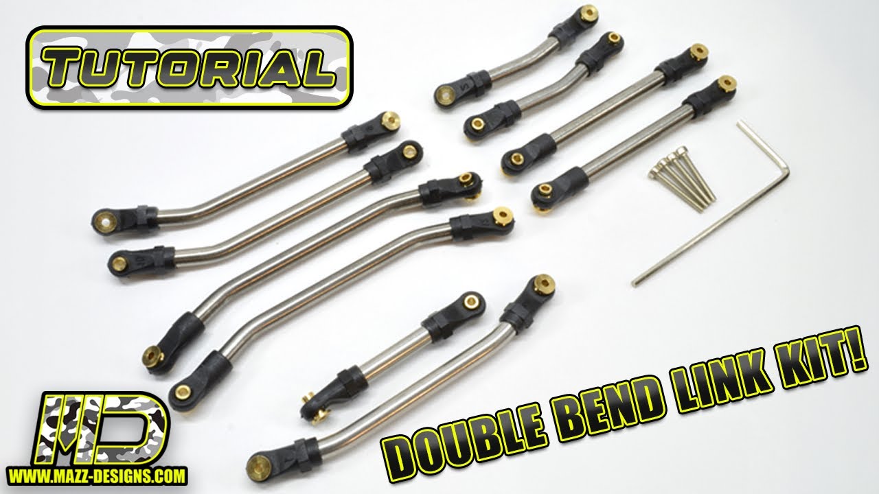 NEW MAZZ DESIGNS DOUBLE BEND LINK TUTORIAL AND OVERVIEW! - YouTube