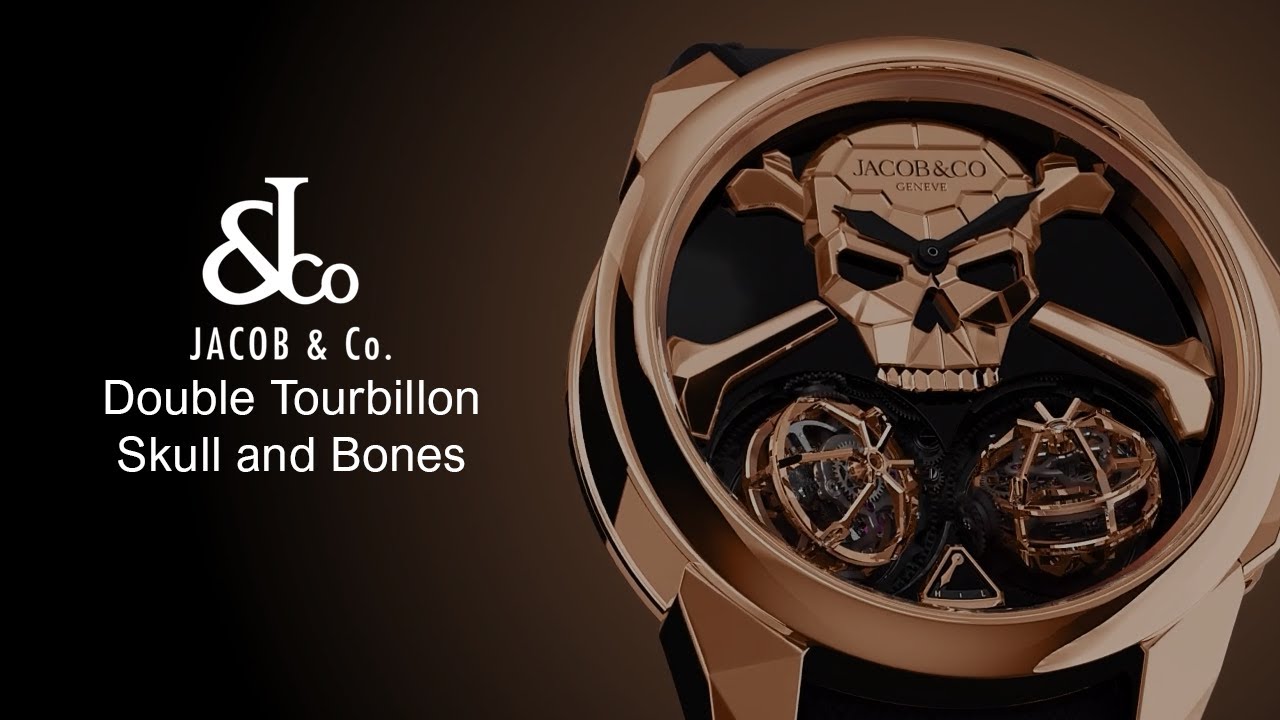 First Look at the Jacob & Co. Double Tourbillon Skull and Bones - YouTube