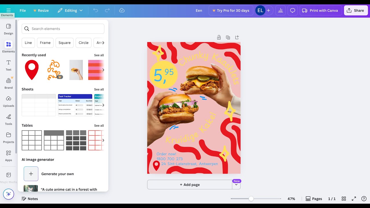 Maak je Eigen Advertentie Poster (Canva Tutorial) - YouTube