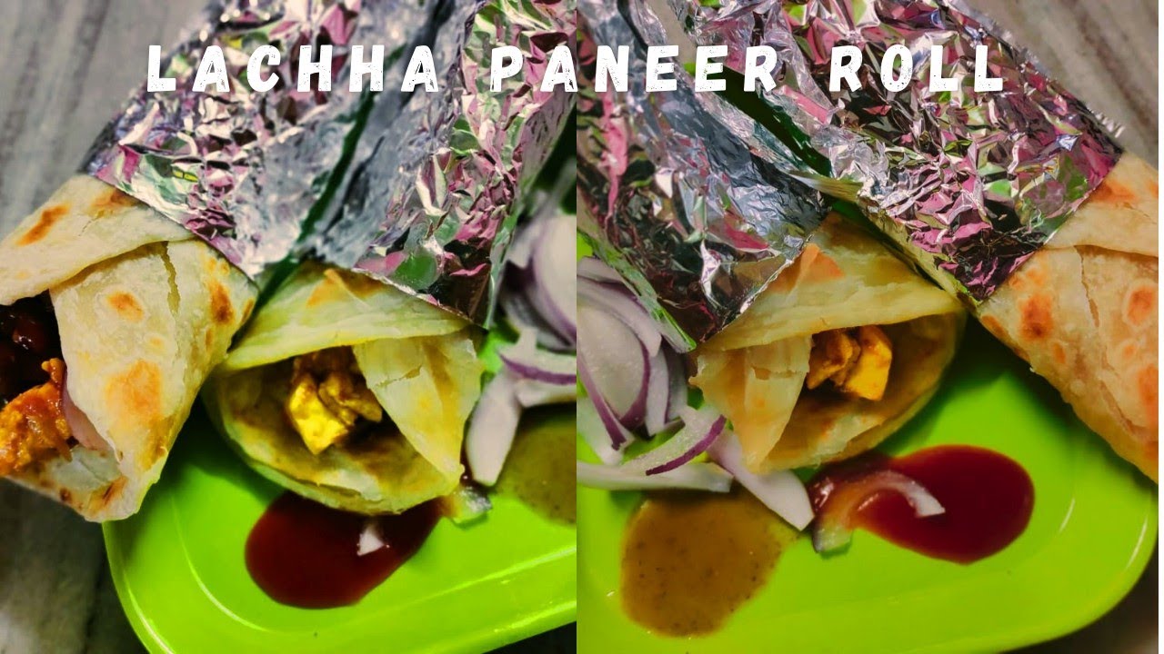 Paneer Roll Recipe||Lachha Paratha Paneer Roll Recipe||बजार जैसा लच्छा ...