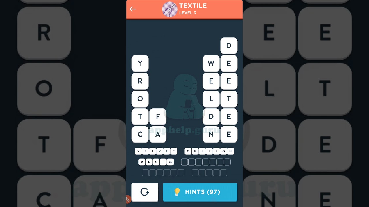 Wordbrain 2 Word Brainiac Textile Level 3 Walkthrough - YouTube