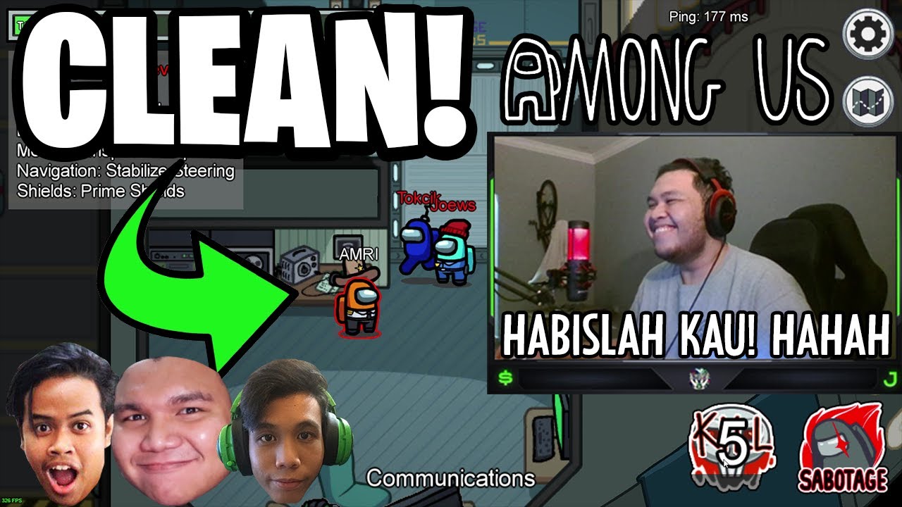 [WOW!] JOEWS & UKILLER BUAT KERJA CLEAN~!!! - AMONG US (MALAYSIA) W ...
