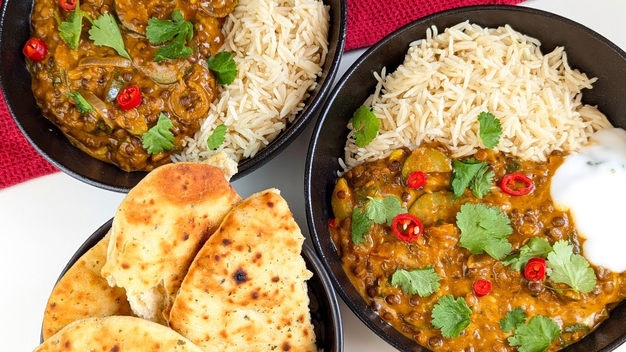 Quick and Easy Courgette Dhal - #MeatFreeMonday - YouTube