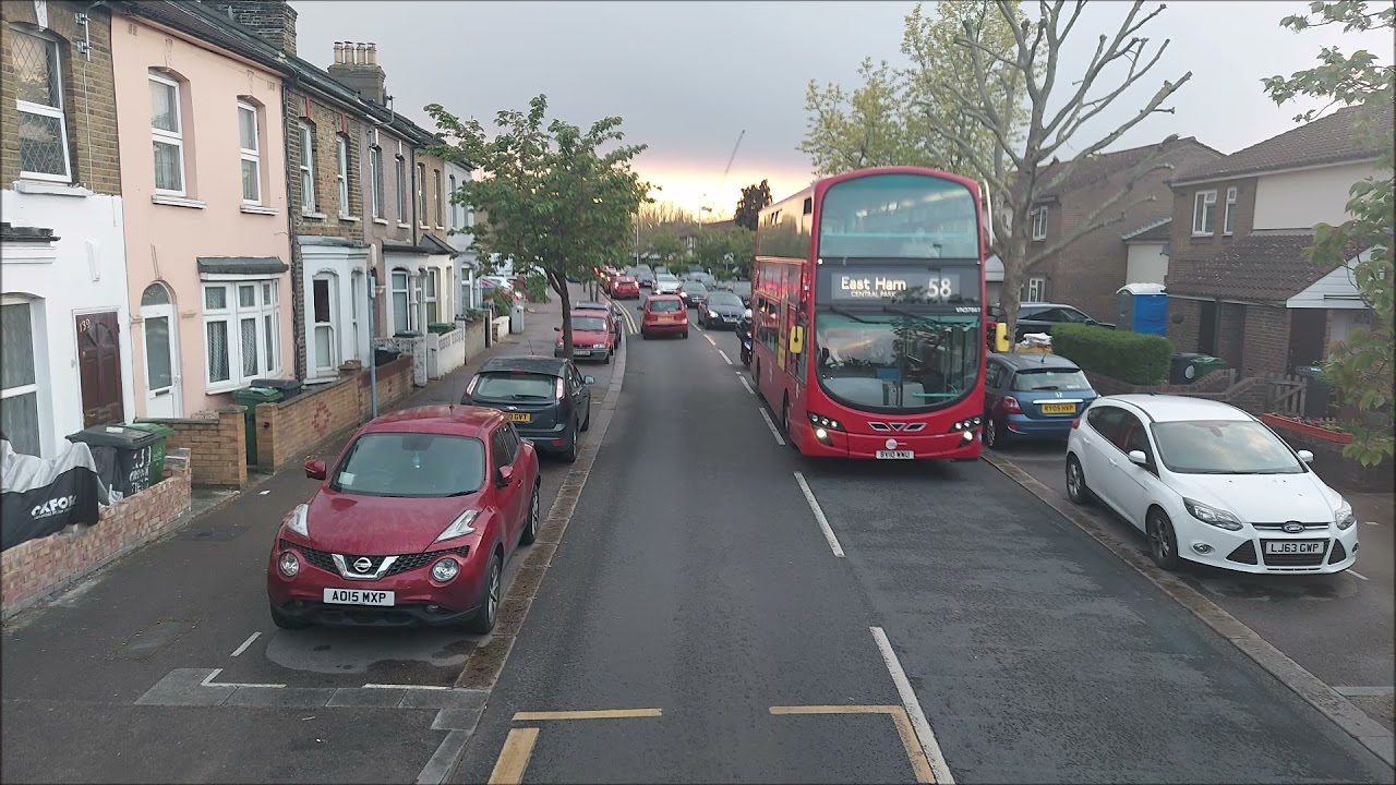FULL ROUTE VISUAL | London Bus Route 69: Canning Town to Walthamstow ...