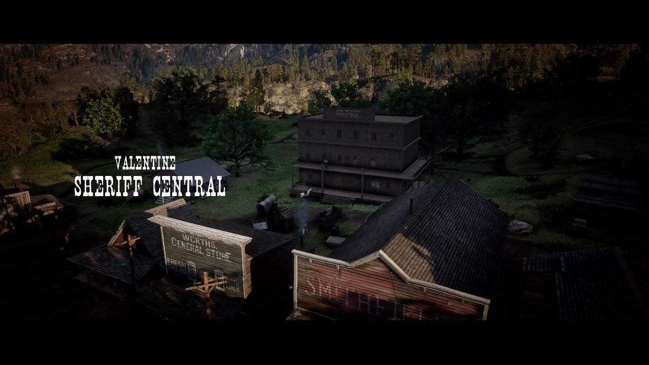 [RedM] - Valentine Sheriff Central Office - WALKTHROUGH - YouTube